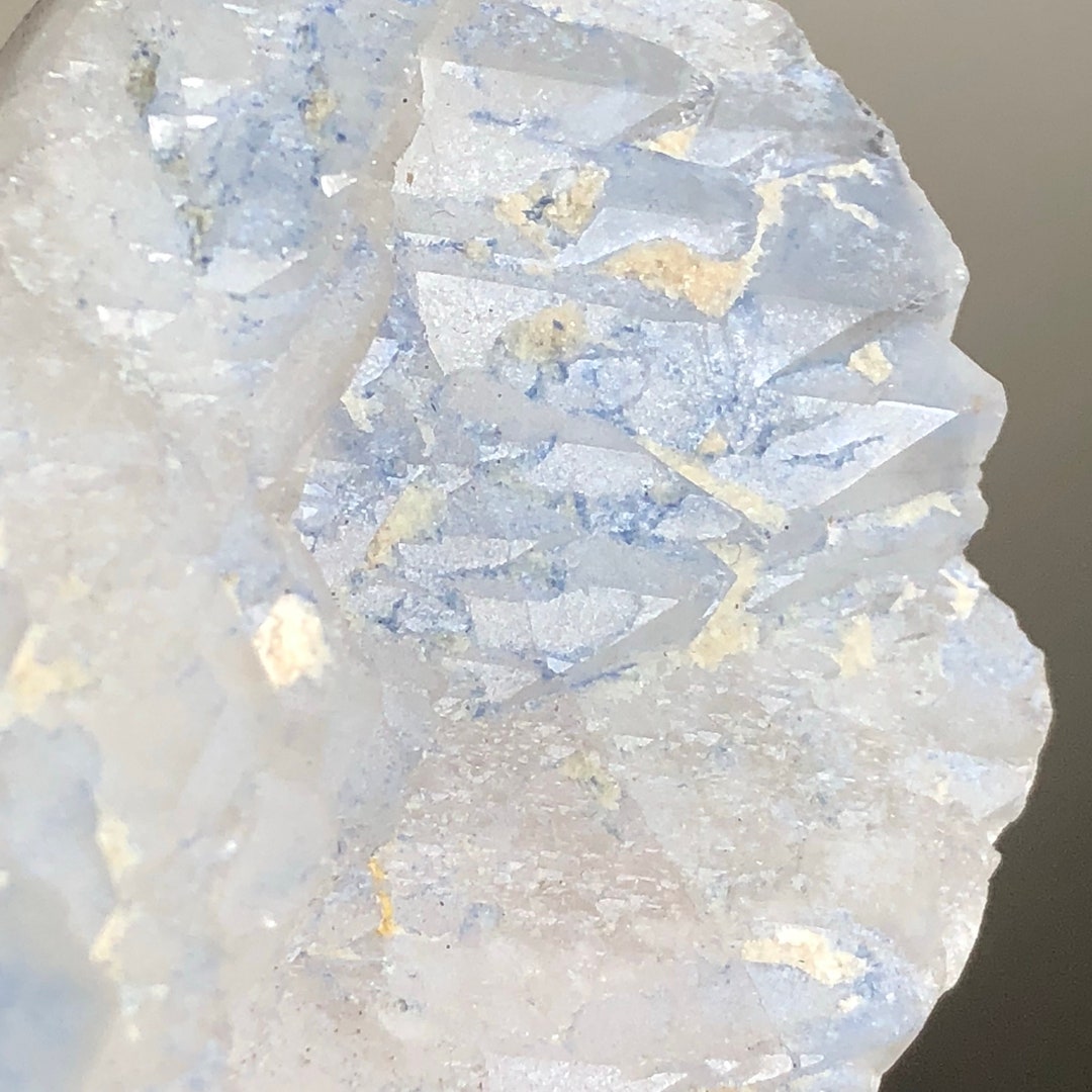 Large Blue Moon Elestial Quartz Dumortierite Quartz Blue Denim Stone ...