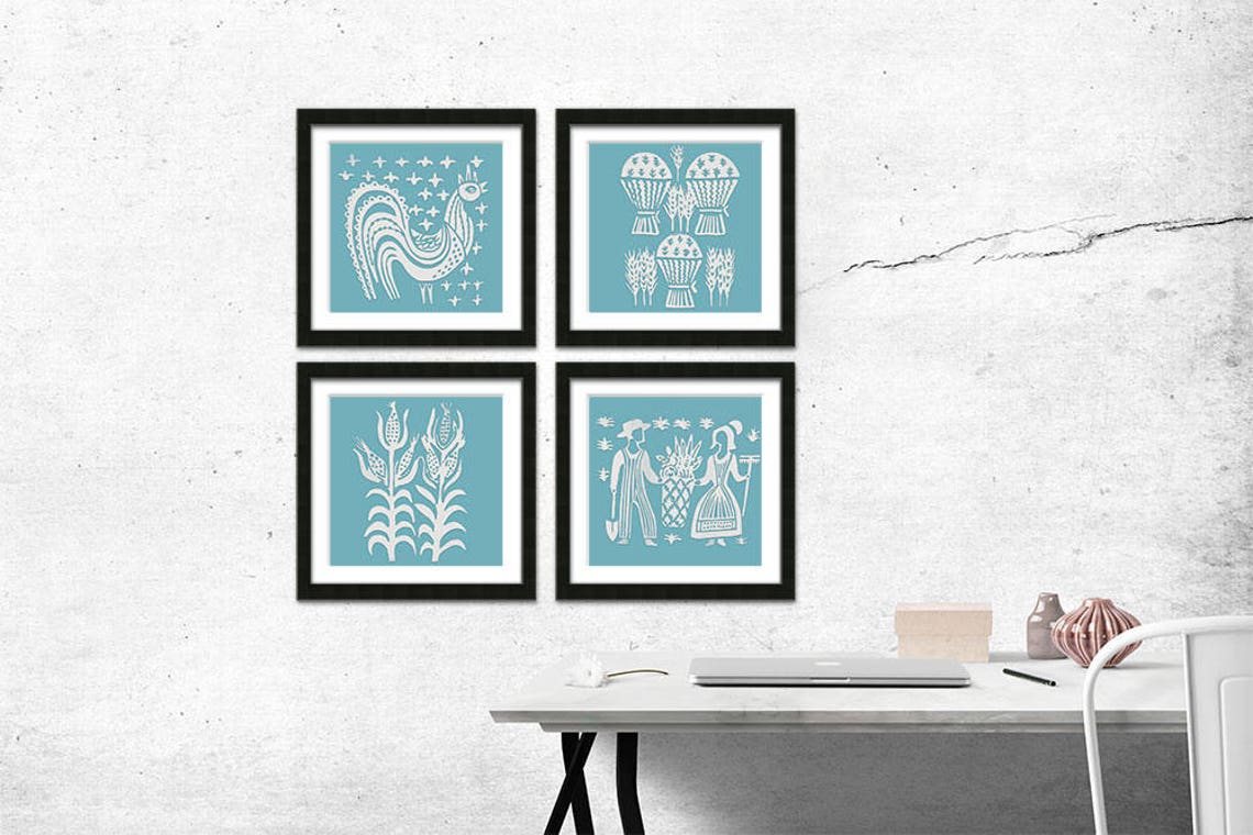 Pyrex Art, Pyrex Wall Art, Pyrex, Harvest, Amish, Farmers, Farm ...