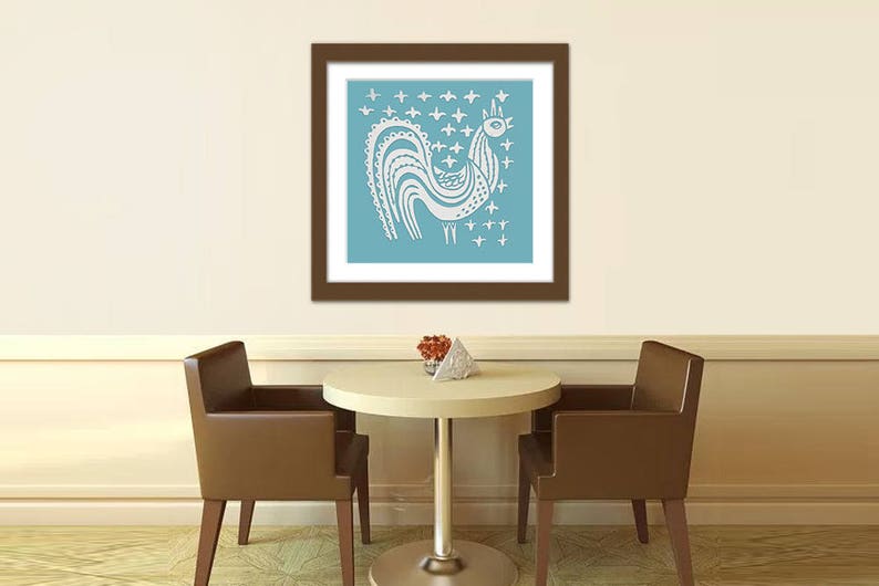 Pyrex Pyrex Wall Art Harvest Rooster Kitchen Art Home - Etsy