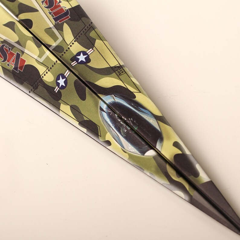 Paper Airplane, Camouflage, Airplane, Plane, Origami, Printable ...