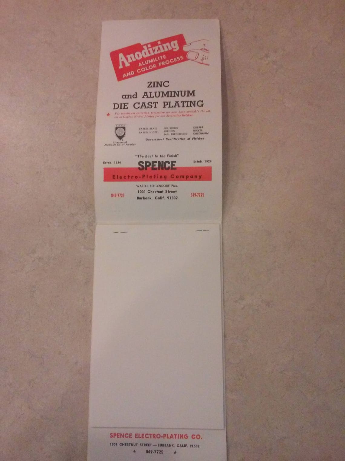 Vintage Pin-Up Girl New Old Stock Note Pad Paper | Etsy