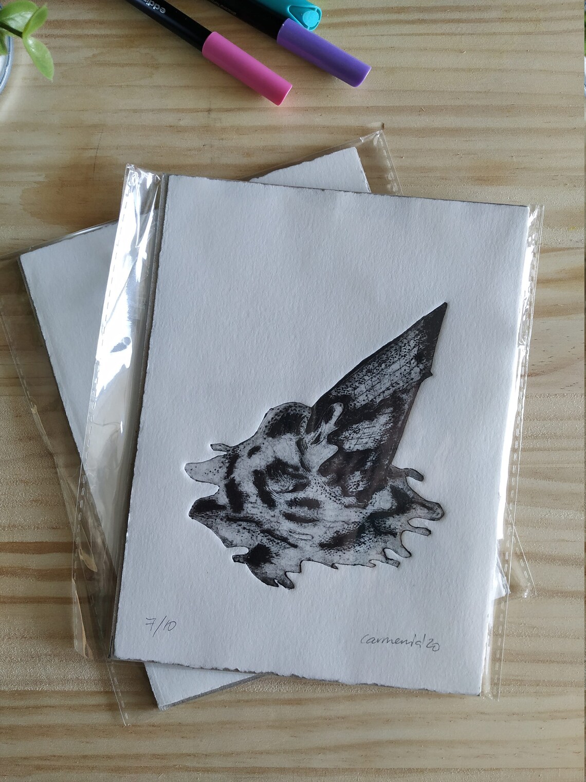 Melting Ice Cream - Etching - Print - Printmaking - Collagraph ...