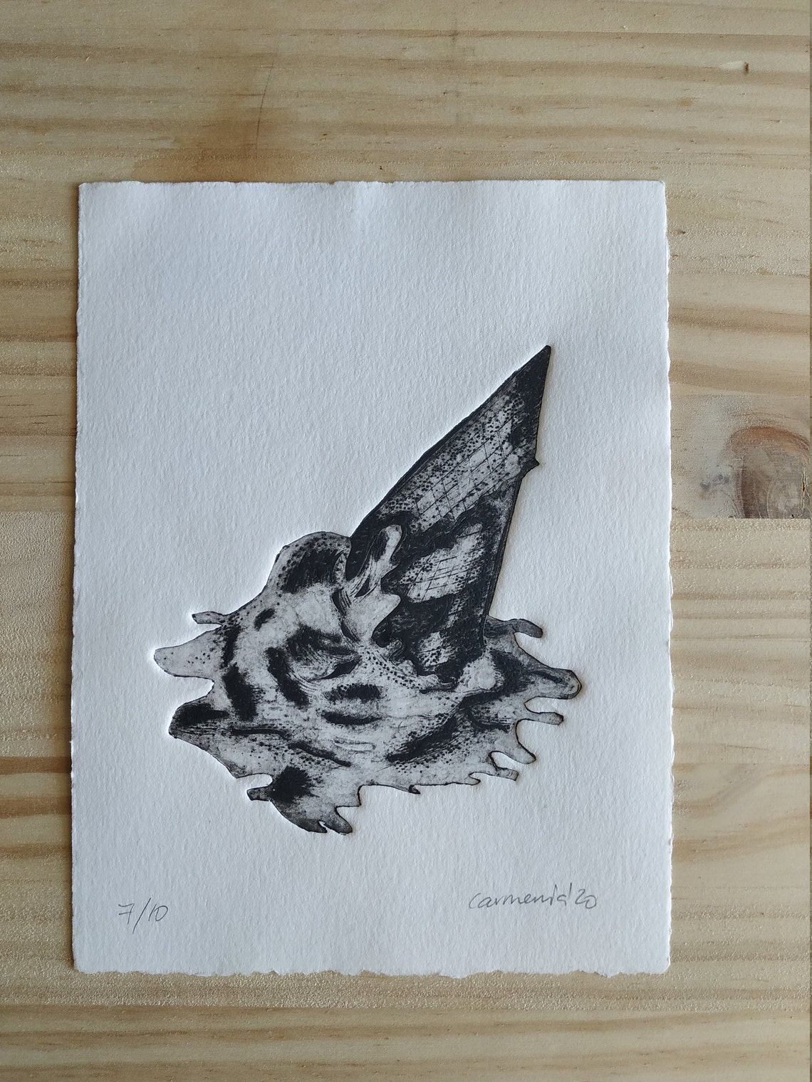 Melting Ice Cream - Etching - Print - Printmaking - Collagraph ...