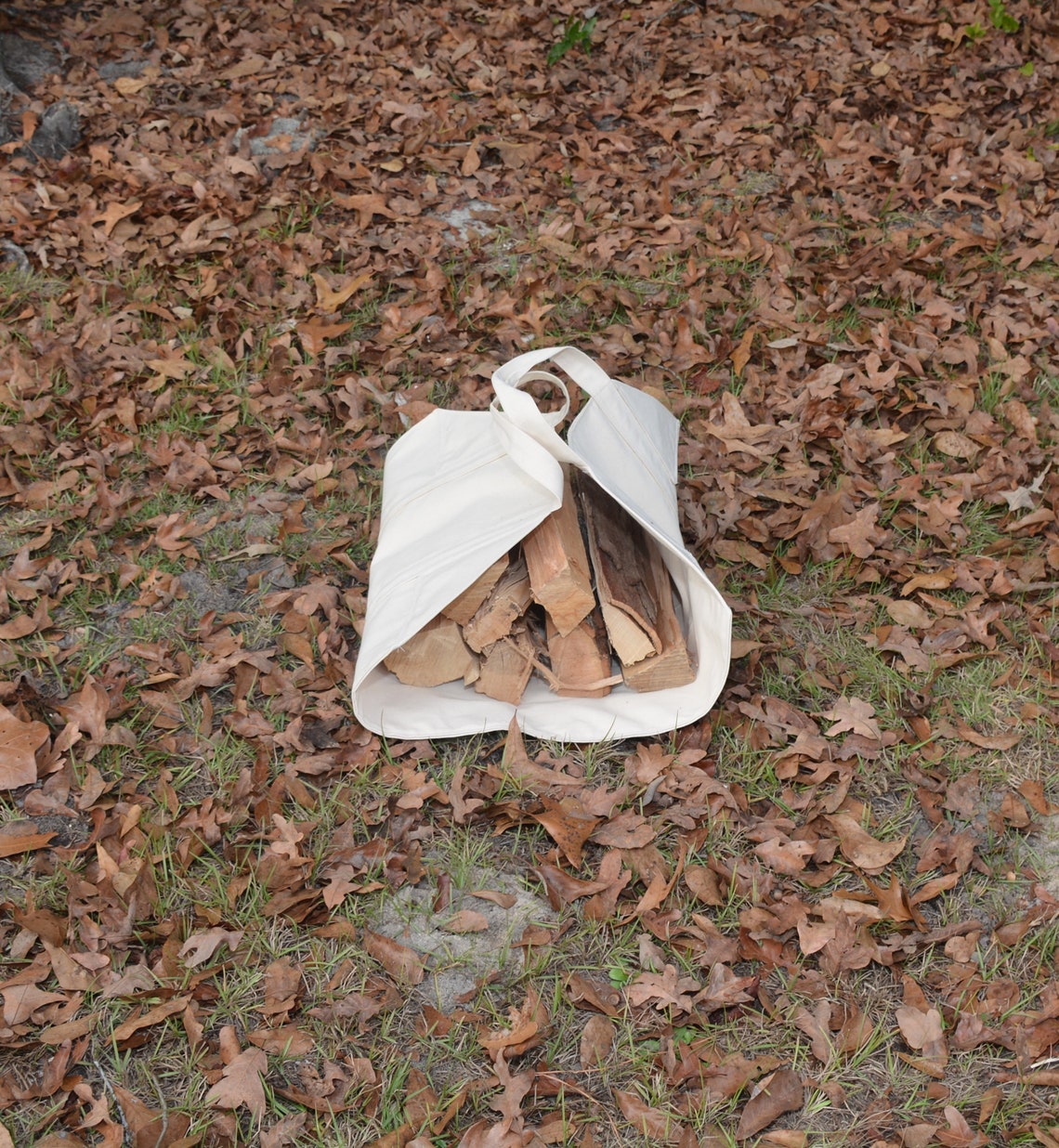 Canvas Firewood Carrier, Wood Carrier, Log Sling, Canvas Log Carrier ...