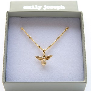 Gold Bee Necklace, Tiny Gold Bee Necklace, Garden Lover Gift, Young ...