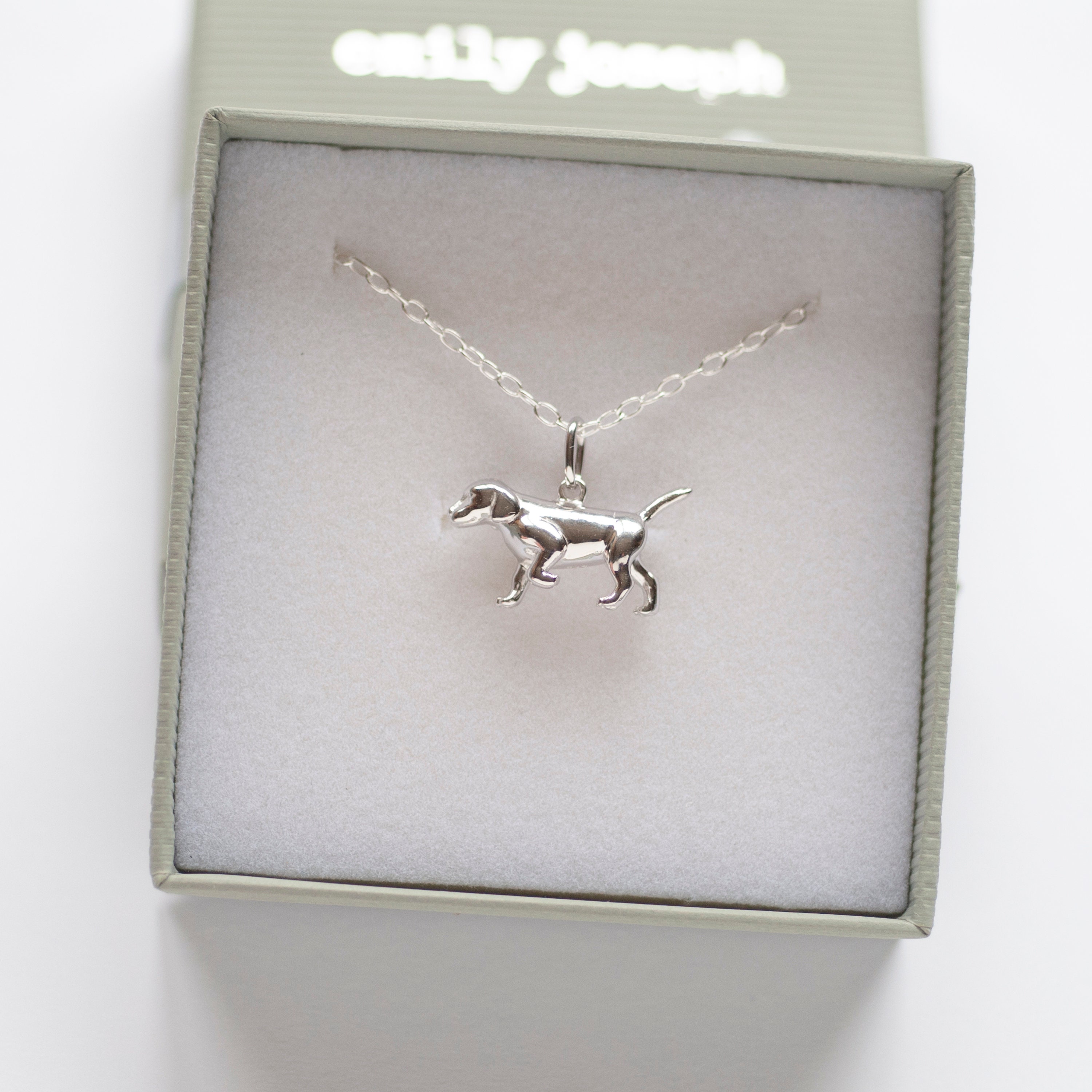 Labrador Dog Necklace Tiny Labrador Necklace Silver Dog - Etsy