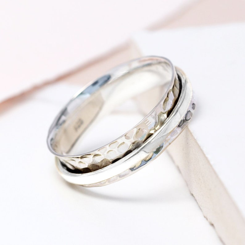 Silver Spinner Ring Infinity Ring All That Glitters Silver - Etsy