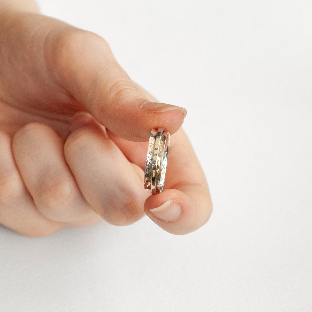 Silver Spinner Ring, Infinity Ring, All That Glitters, Silver Spinner ...