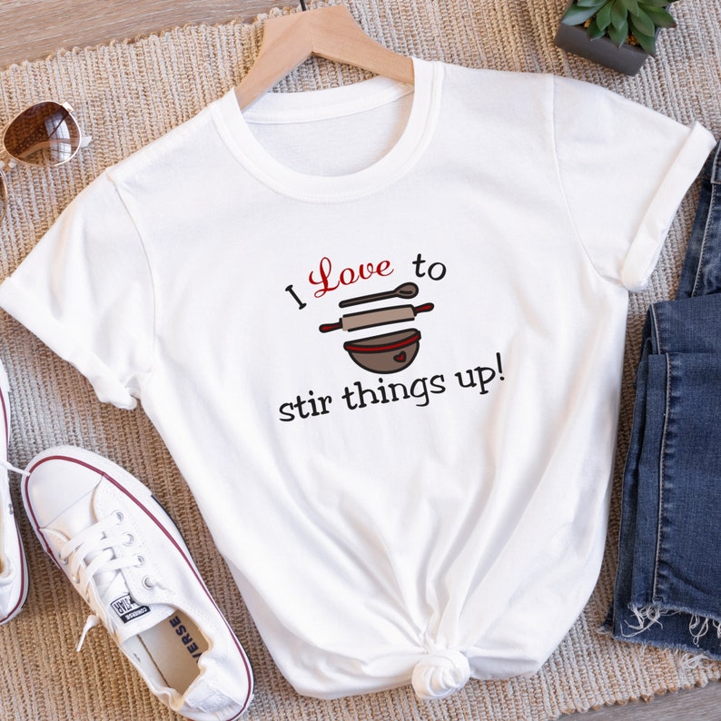 DIGITAL I Love to Stir Things up SVG PNG Baker Digital - Etsy