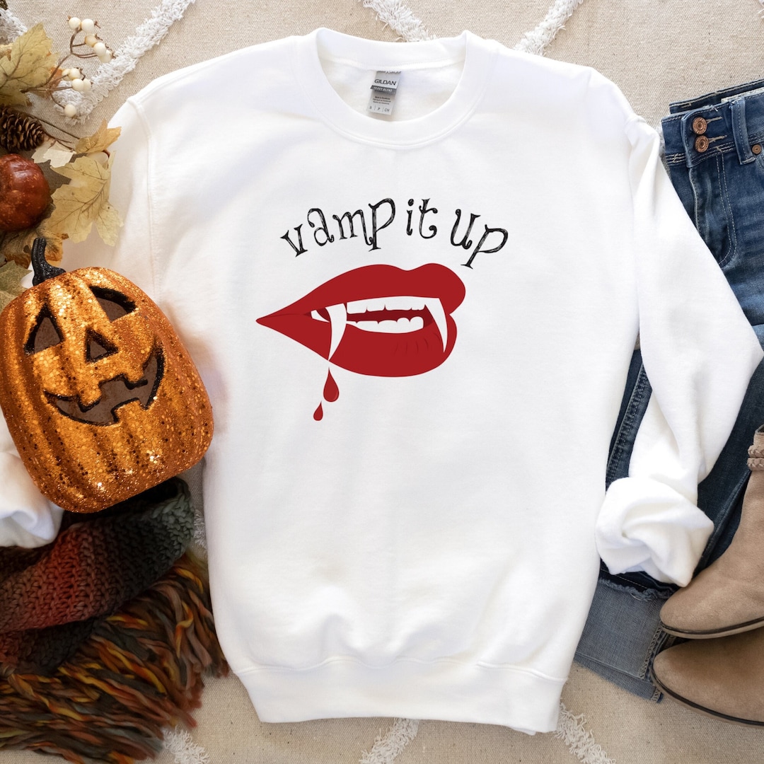 DIGITAL Vamp It up SVG PNG, Halloween Tee, Digital Download, Vampire ...