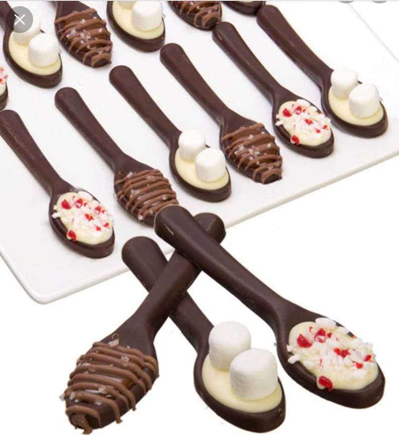Chocolate Drinking Spoons 16 Pcs -great for Coffee-tea-hot Chocolate ...