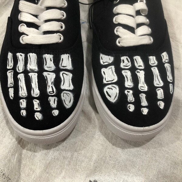 Skeleton Shoes - Etsy