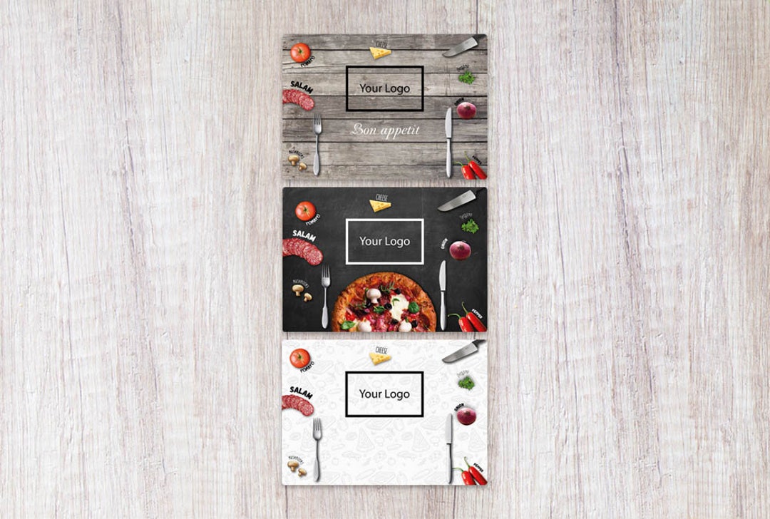 Placemats Printable Food Design A3 (42x29.7 Cm) - Etsy