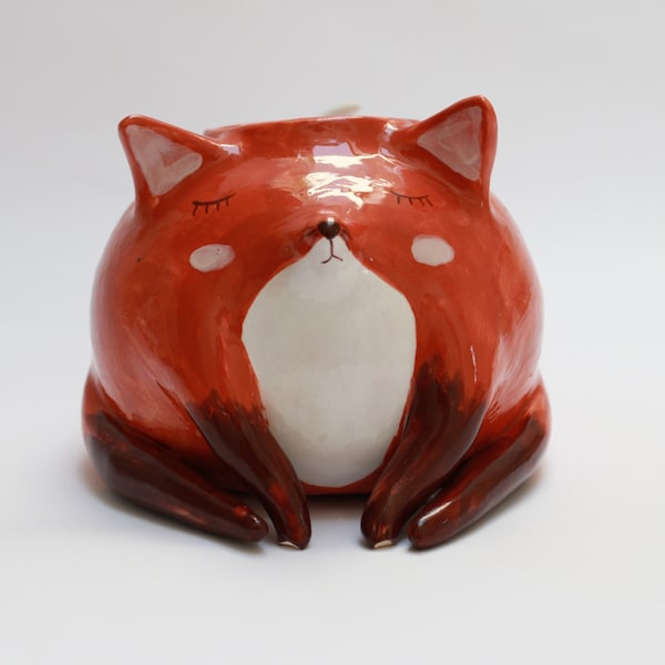 Ceramic Fox - Etsy