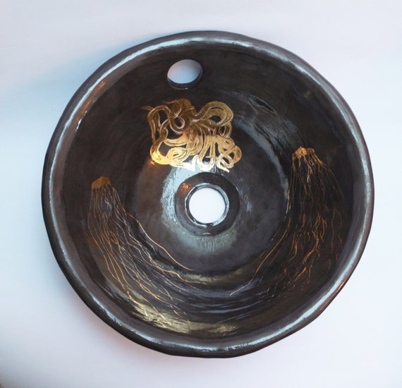 MADE TO ORDER Undertop Stoneware Ceramic Handmade Basin | Etsy