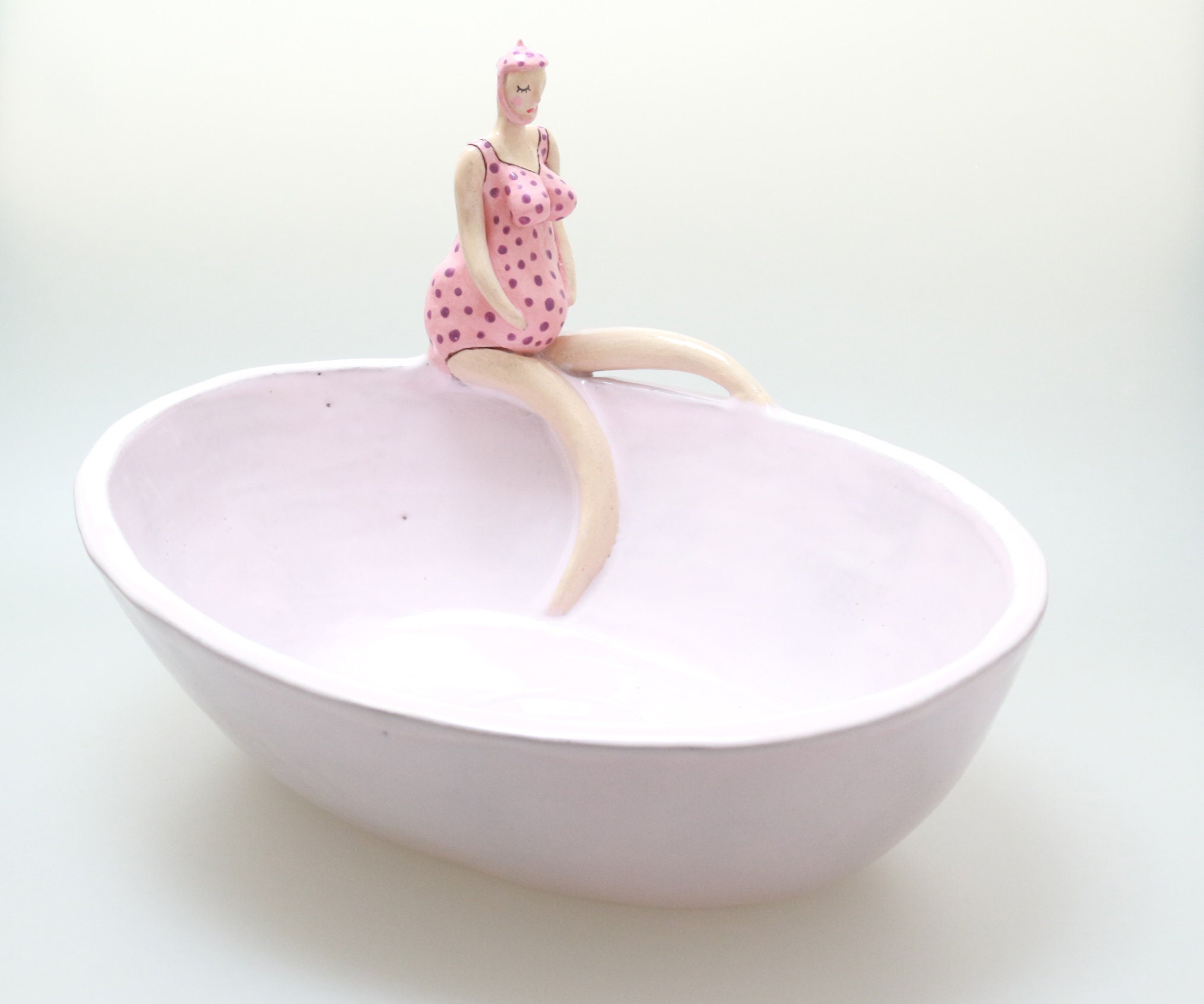 Beautiful Angel Swimmer Ceramic Table Top Sink Washbasin - Etsy