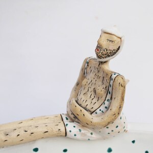 Beautiful Angel Swimmer - Ceramic Table Top Sink, Washbasin, Bathroom ...