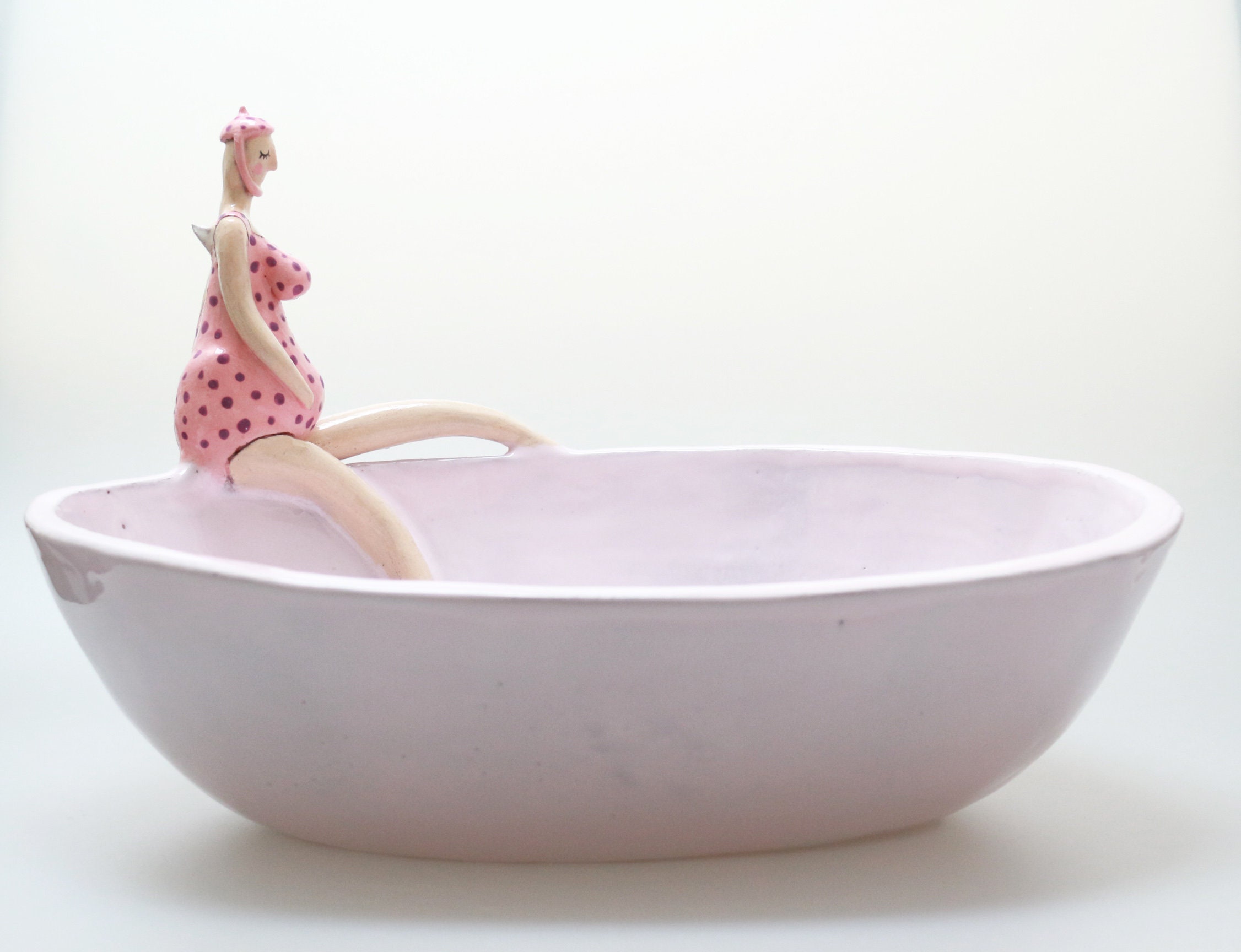 Beautiful Angel Swimmer Ceramic Table Top Sink Washbasin - Etsy