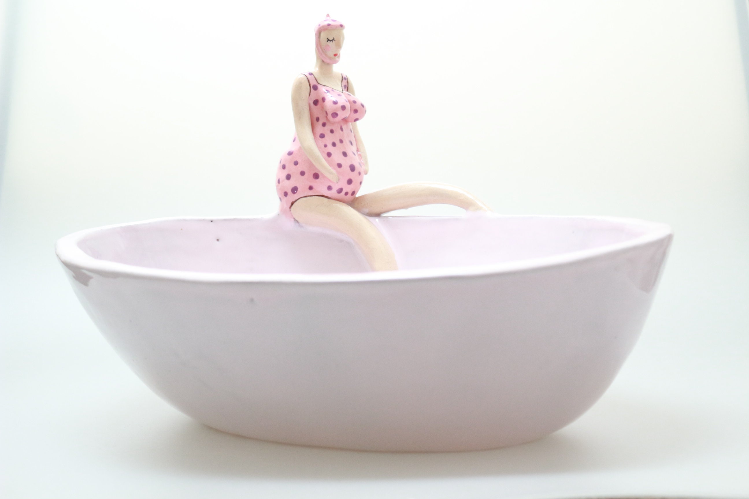 Beautiful Angel Swimmer Ceramic Table Top Sink Washbasin - Etsy