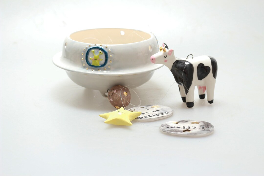 UFO - Hanging Planter - Space, Universe, Space Rocket, Stars, Alien ...