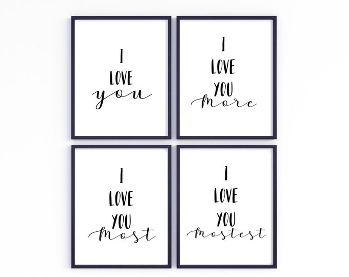 I Love You the Mostest, I Love You Mostest, Romantic Christmas Gift ...