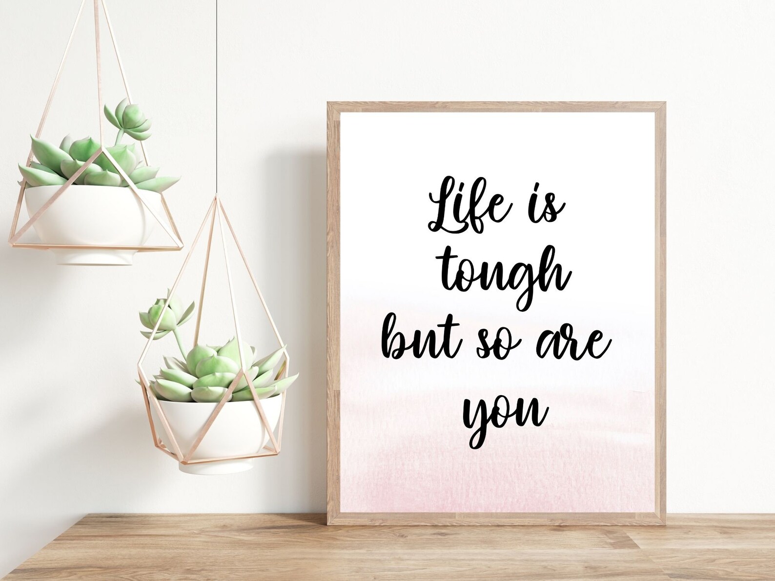 Life is Tough but so Are You Print, Girl Boss Decor, Trendy Wall Prints ...