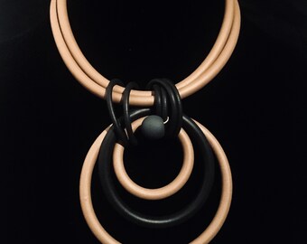 Rubber necklace | Etsy