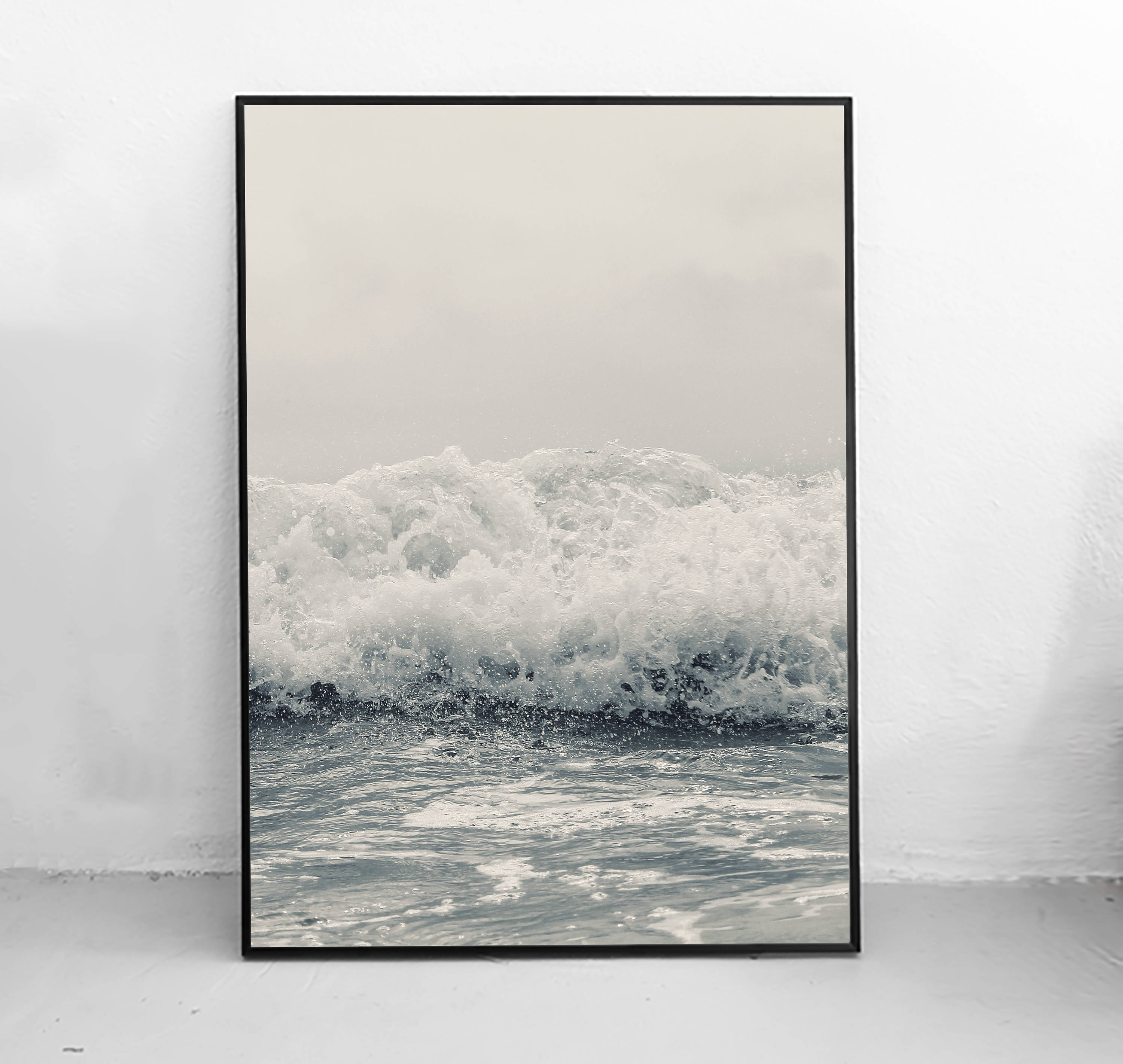 Ocean Wave Print, Sea Photography Print, Nordic Scandinavian Art ...