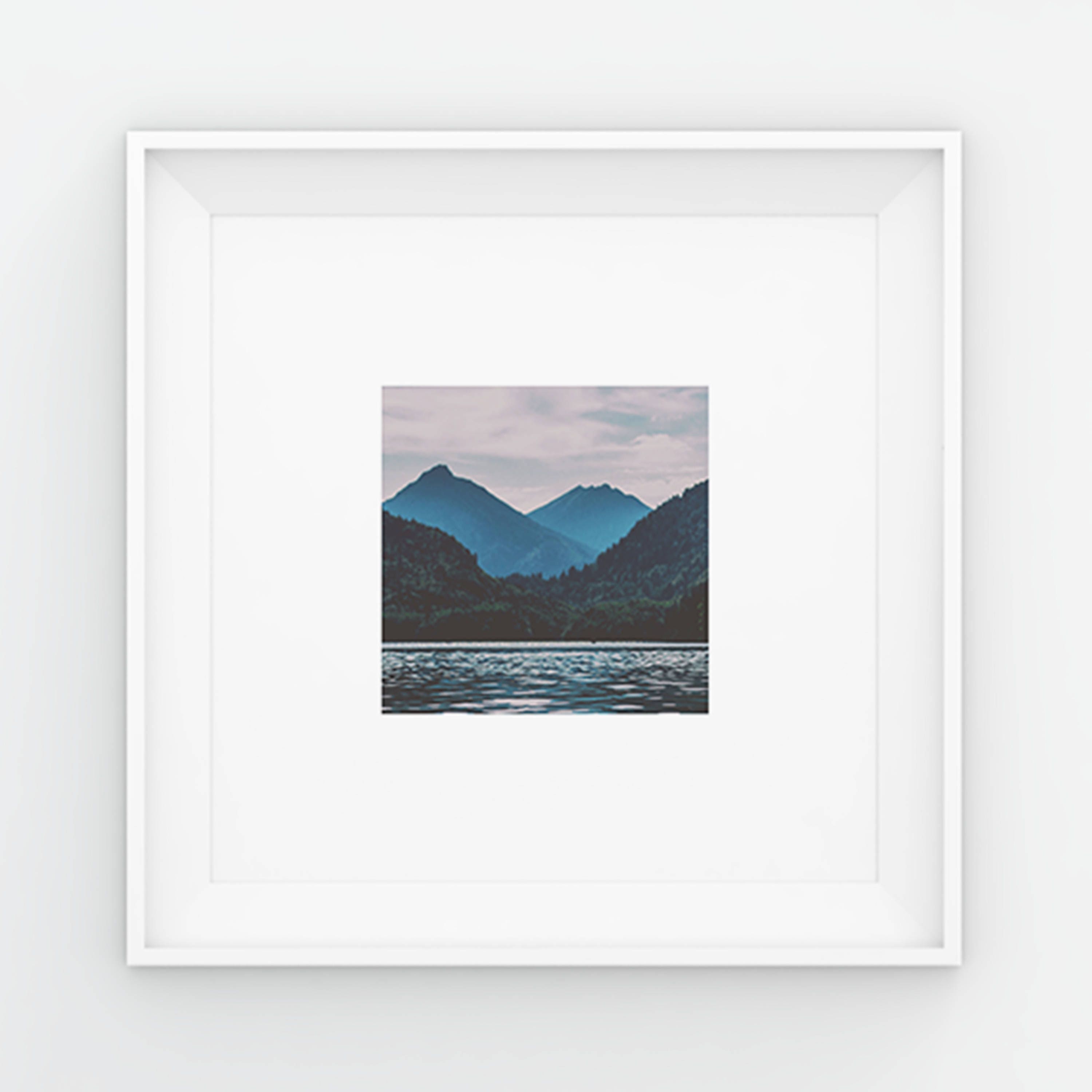 Blue Landscapes Set of 4, Instant Download Art, Blue Photography Print ...