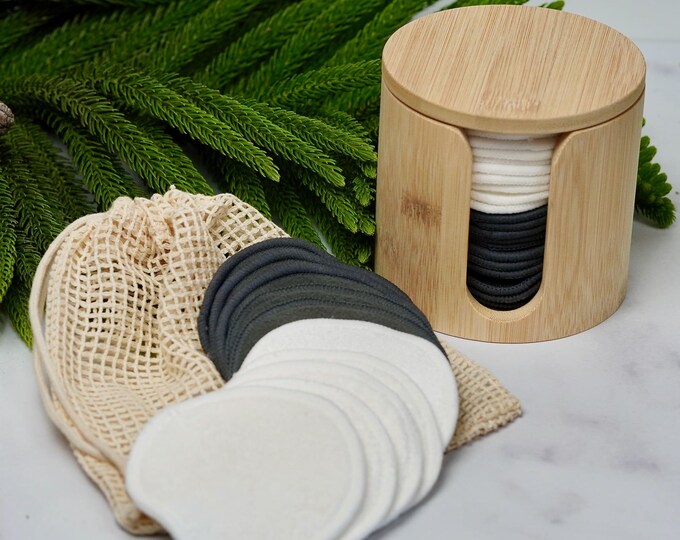 Organic Hemp Facial Cleansing Rounds Pads Washable Reusable Cotton ...