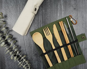 Zero-waste Reusable Organic Bamboo Spork With Up-cycled / Repurposed ...