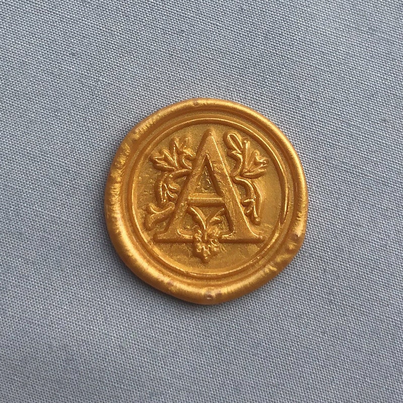 Vintage Letter K Wax Seal - Etsy