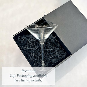 Calligraphy Engraved Martini Glass Personalized Housewarming Gift New ...