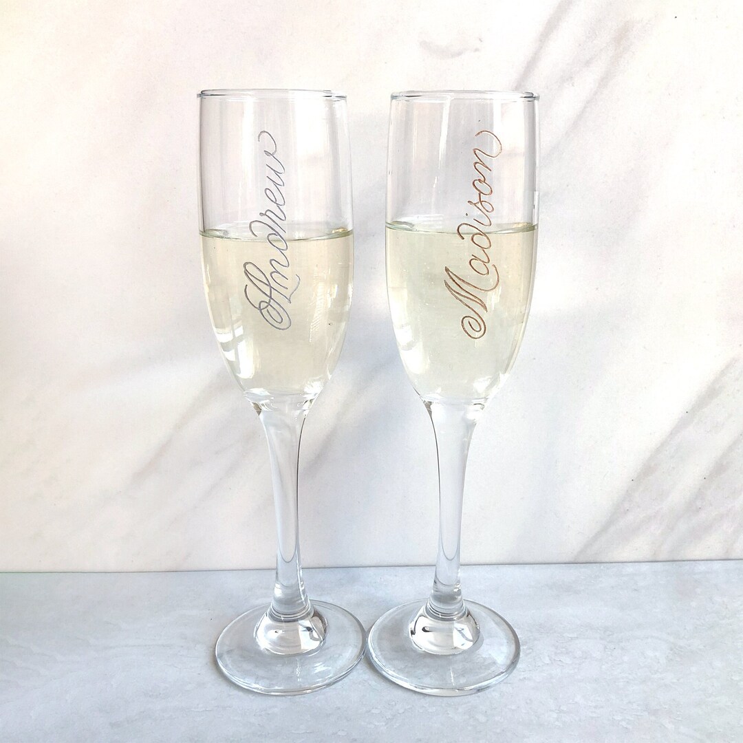 Personalized Champagne Glass Engraved Flute Housewarming Gift New Home ...