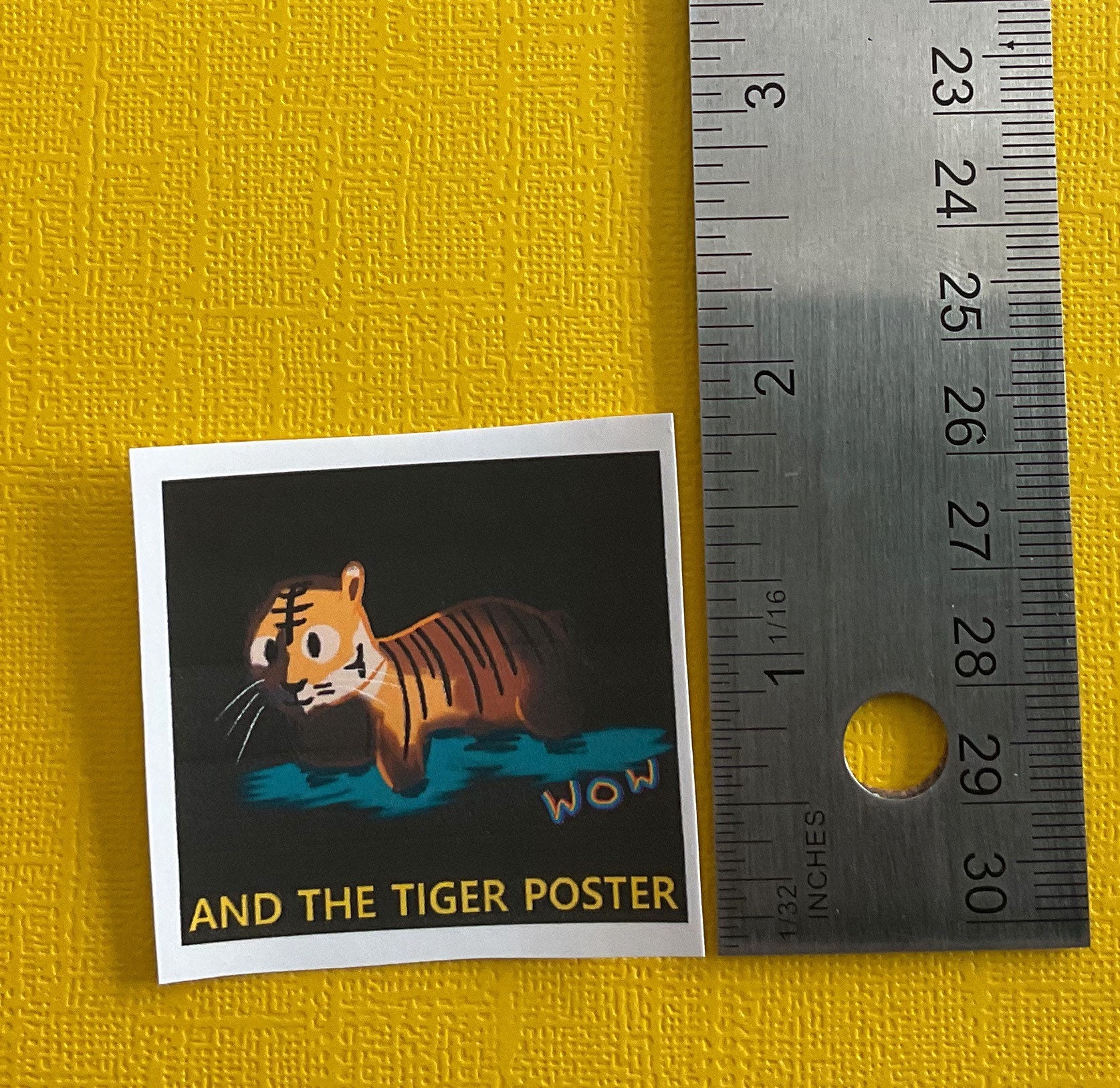 And the Tiger Poster Sticker | 2 Inches | Water Resistant | Zoobooks ...