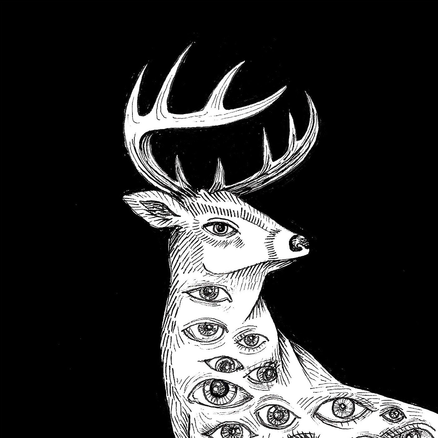 The Watcher | 8 X 10 Animal Nature Art Print | Mythical Forest Creature ...