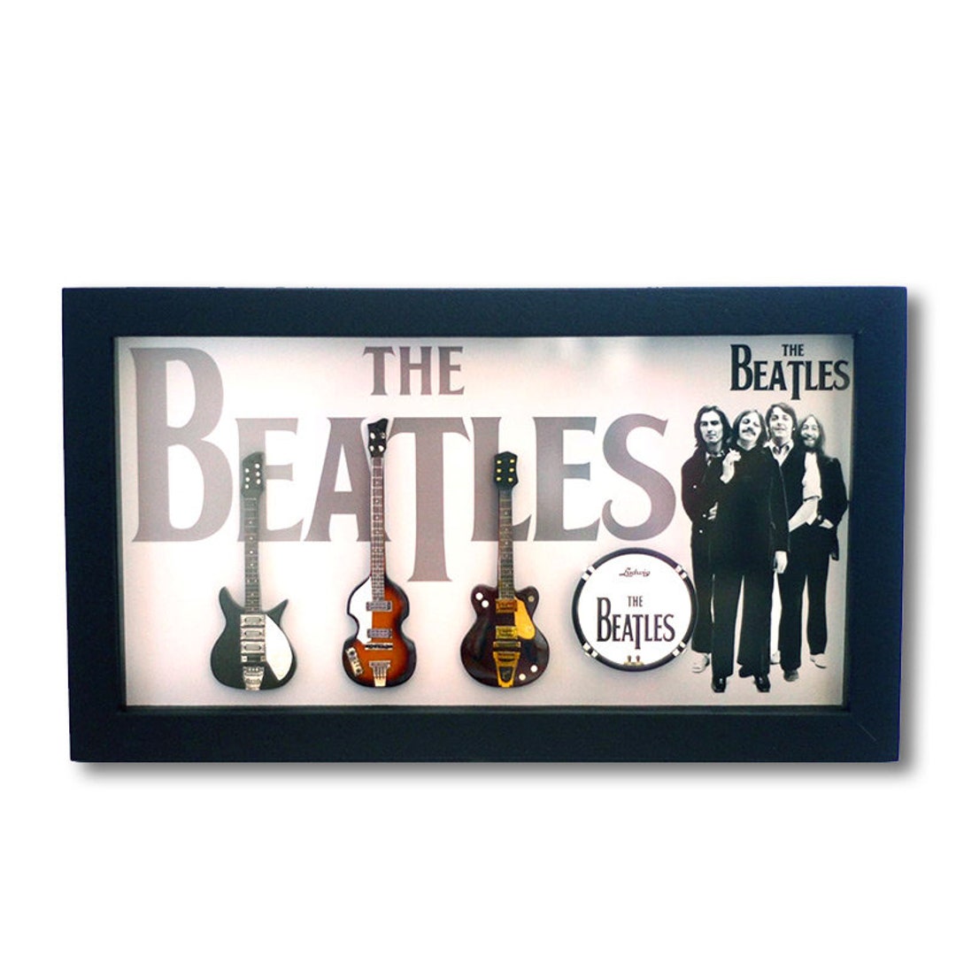 XL Guitars & Drum Shadowbox Legends the Beatles - Etsy