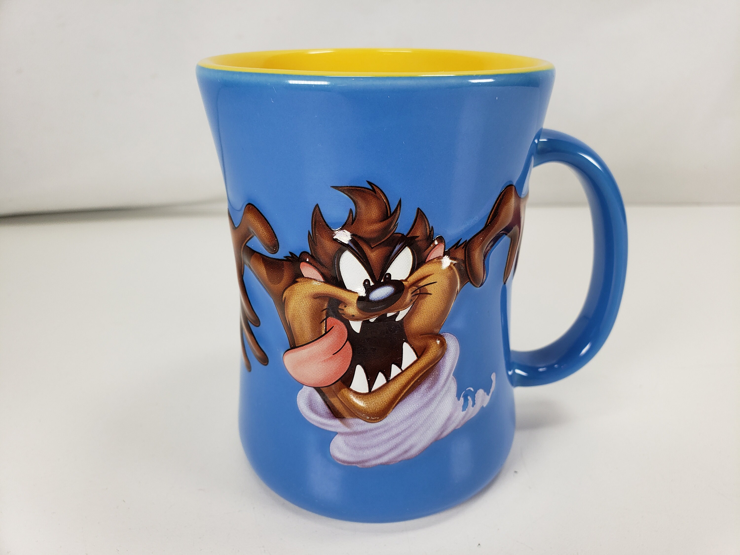 Vintage Taz 3D Looney Tunes Tasmanian Devil Mug 4.5 Made in Thailand ...