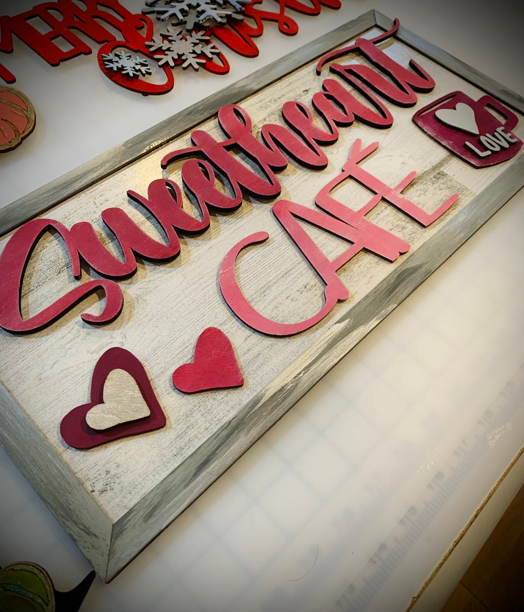 Interchangeable Holiday Sign_sweetheart Cafe SVG Laser FILE ONLY - Etsy