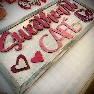 Interchangeable Holiday Sign_sweetheart Cafe SVG Laser FILE ONLY - Etsy