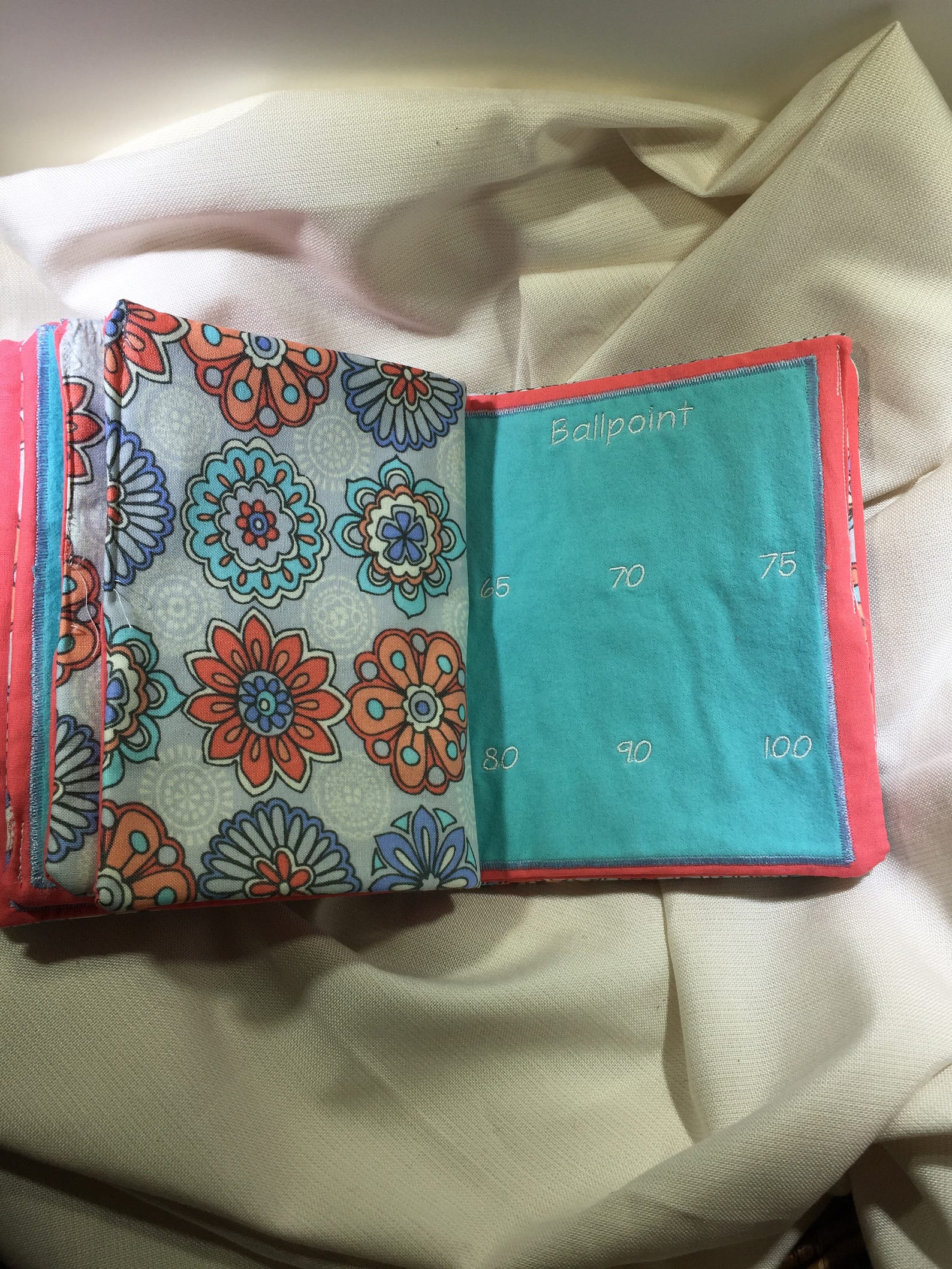 Sewing Needle Organizer Book in the Hoop Project - Etsy