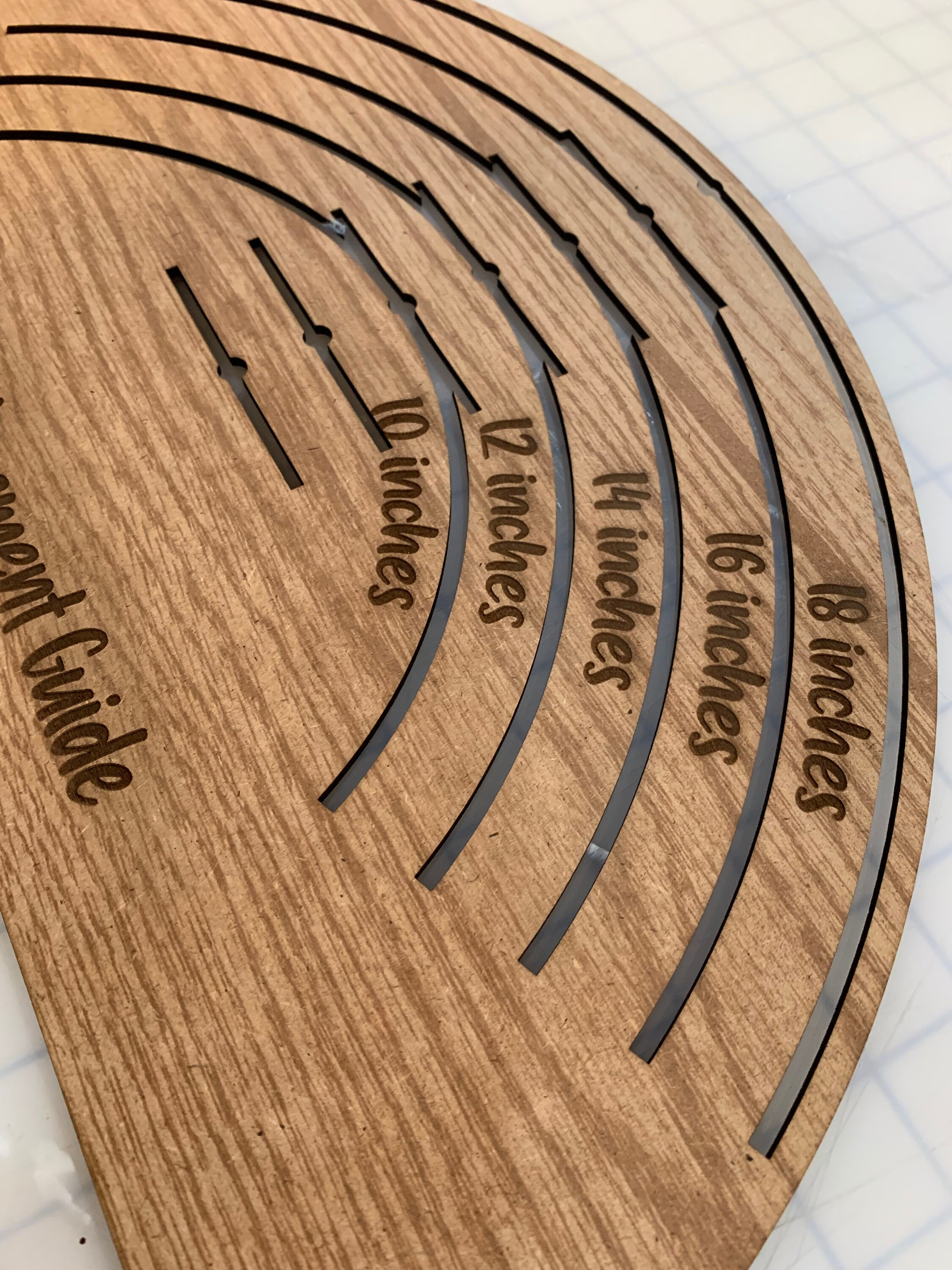 Round Sign Hanger Placement Guide SVG Laser FILE ONLY - Etsy