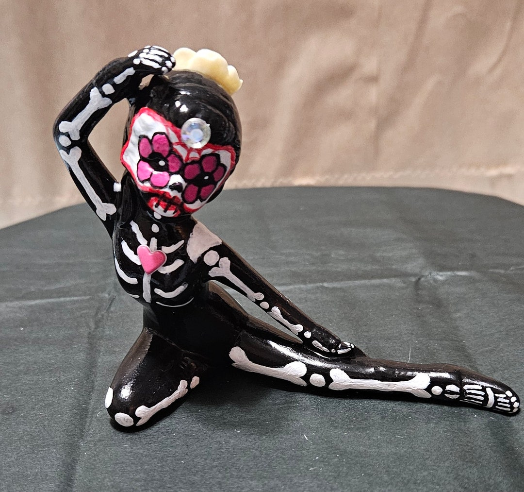 Sugar Skull Ballerina, Day of the Dead Ballet Dancer, Skeleton ...