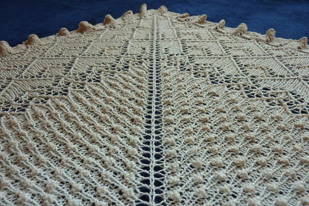 Knitting Pattern Lace Shawl - "martha" - German - Etsy