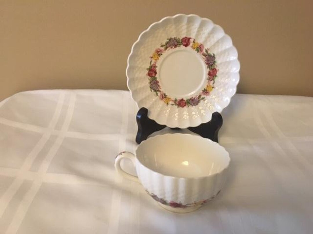 Rose Briar by Spode Cup and Saucer - Etsy