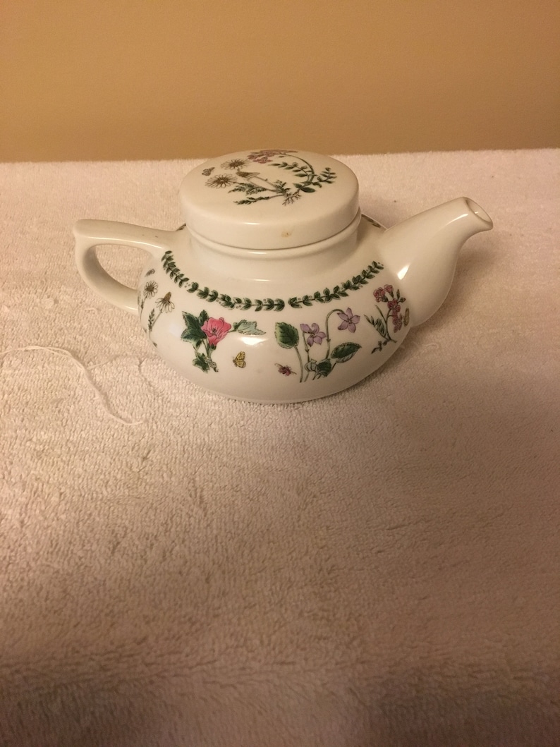 Andrea by Sadek Teapot Botanical Pattern - Etsy