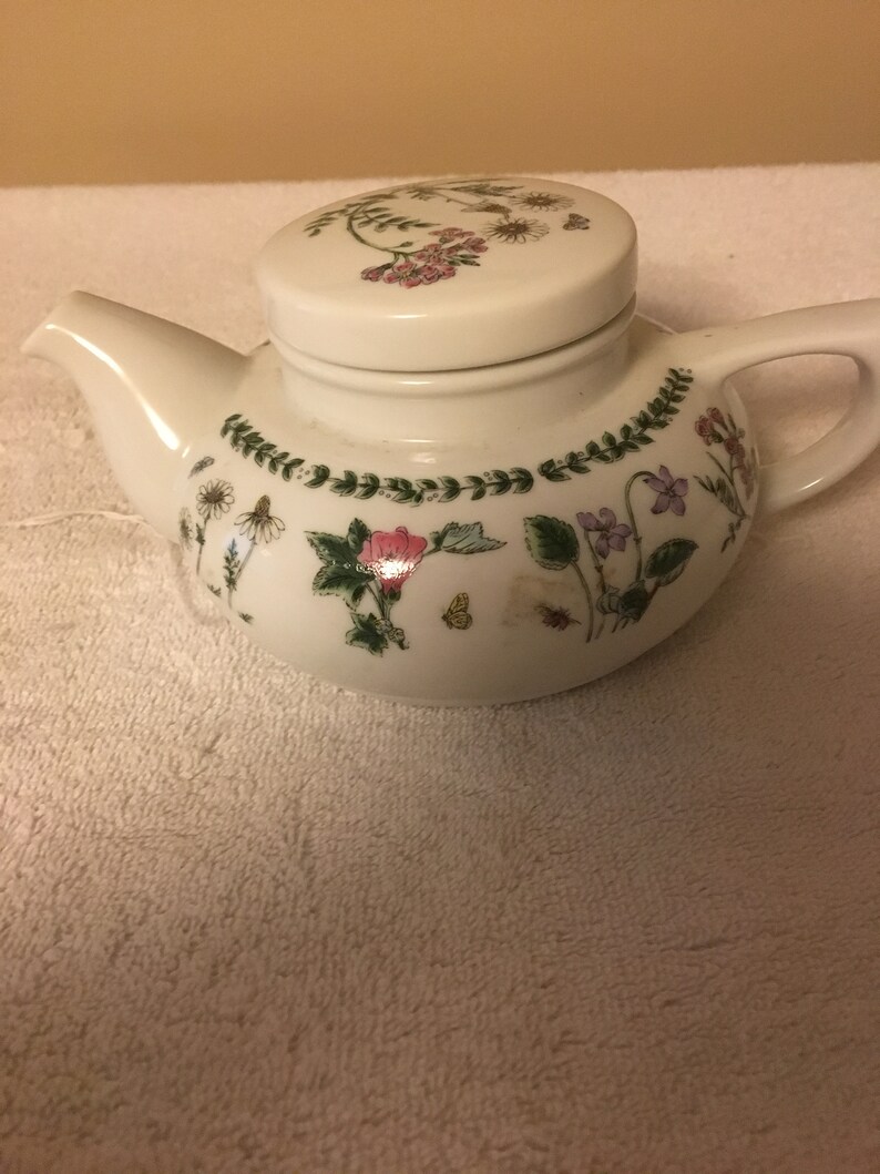 Andrea by Sadek Teapot Botanical Pattern - Etsy