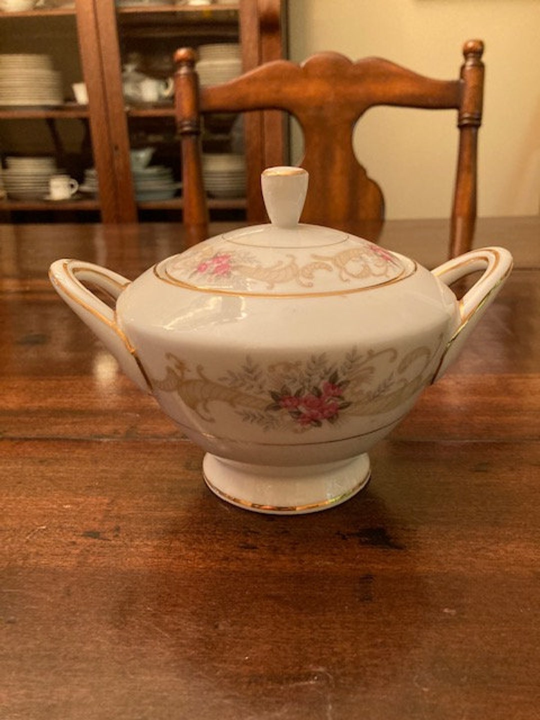 Florita by Valmont of Japan Sugar Bowl With Lid - Etsy