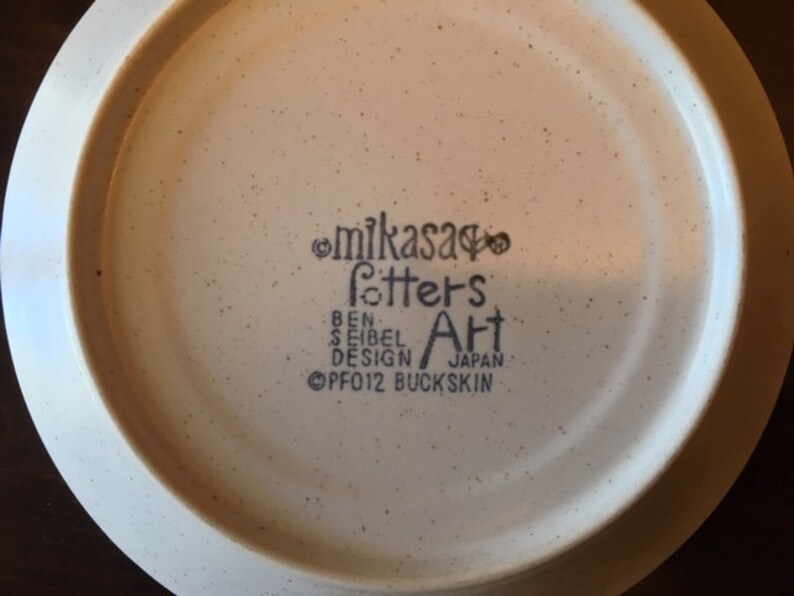 Mikasa Potter's Art Buckskin Pattern PF 012 Cup and Saucer (two of Each ...