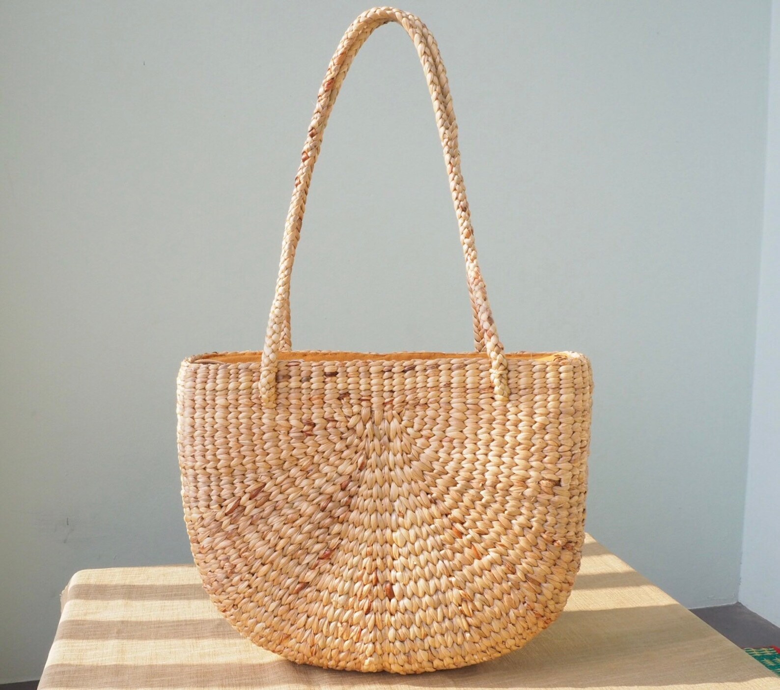 Straw Beach Bag • Straw Tote • Straw Purse • Straw Shoulder Bag • Straw ...